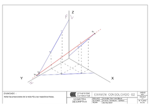 Consolidado 2 de geometria descriptiva - Geométria descriptiva - Studocu