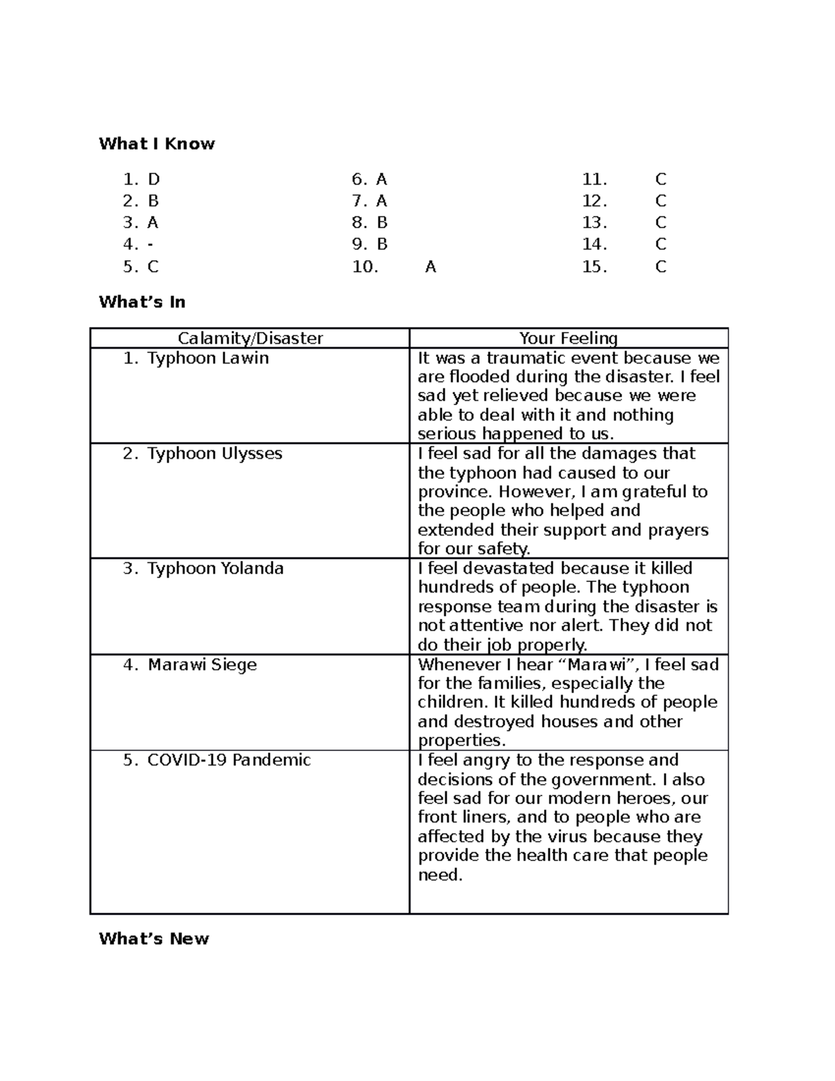 DRRR WEEK 2 Module 3 - DRRR - Biology - UNP - Studocu