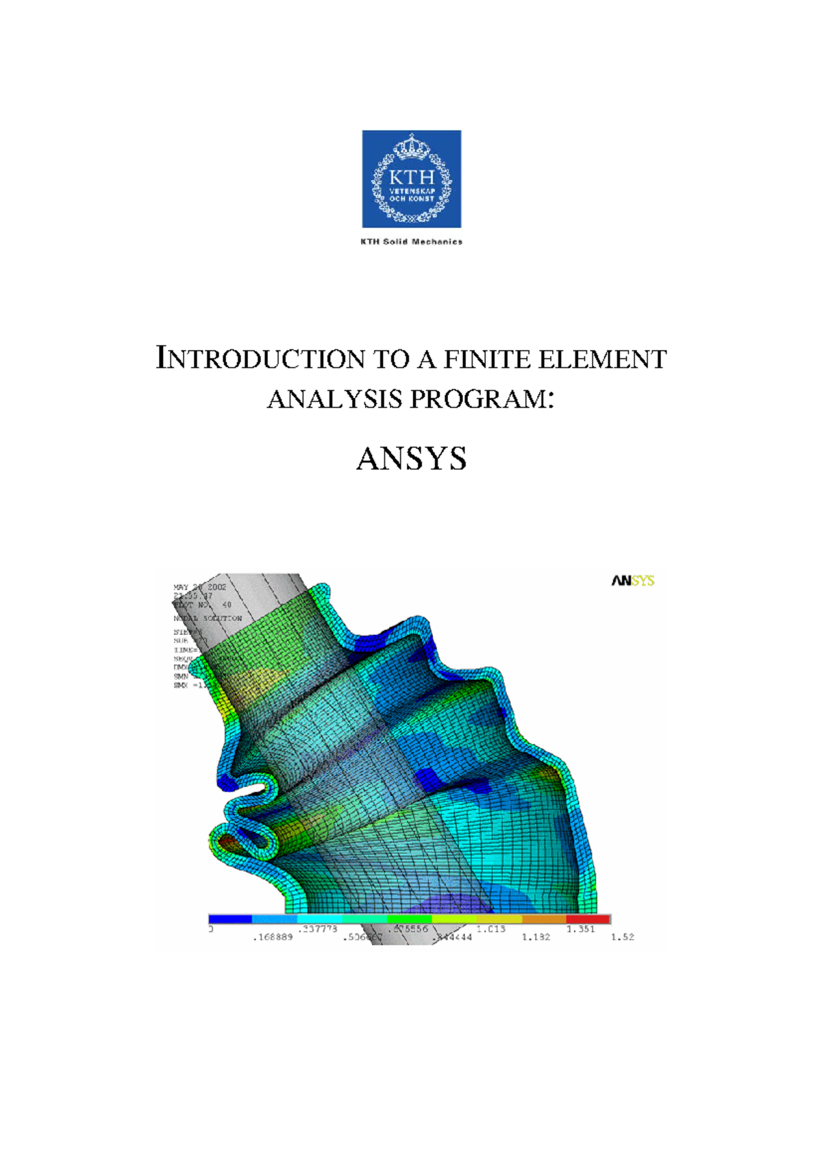 Ansys Tutorials - Dolgulu Malzeme ÖDEV - INTRODUCTION TO A FINITE ELEMENT ANALYSIS PROGRAM ...