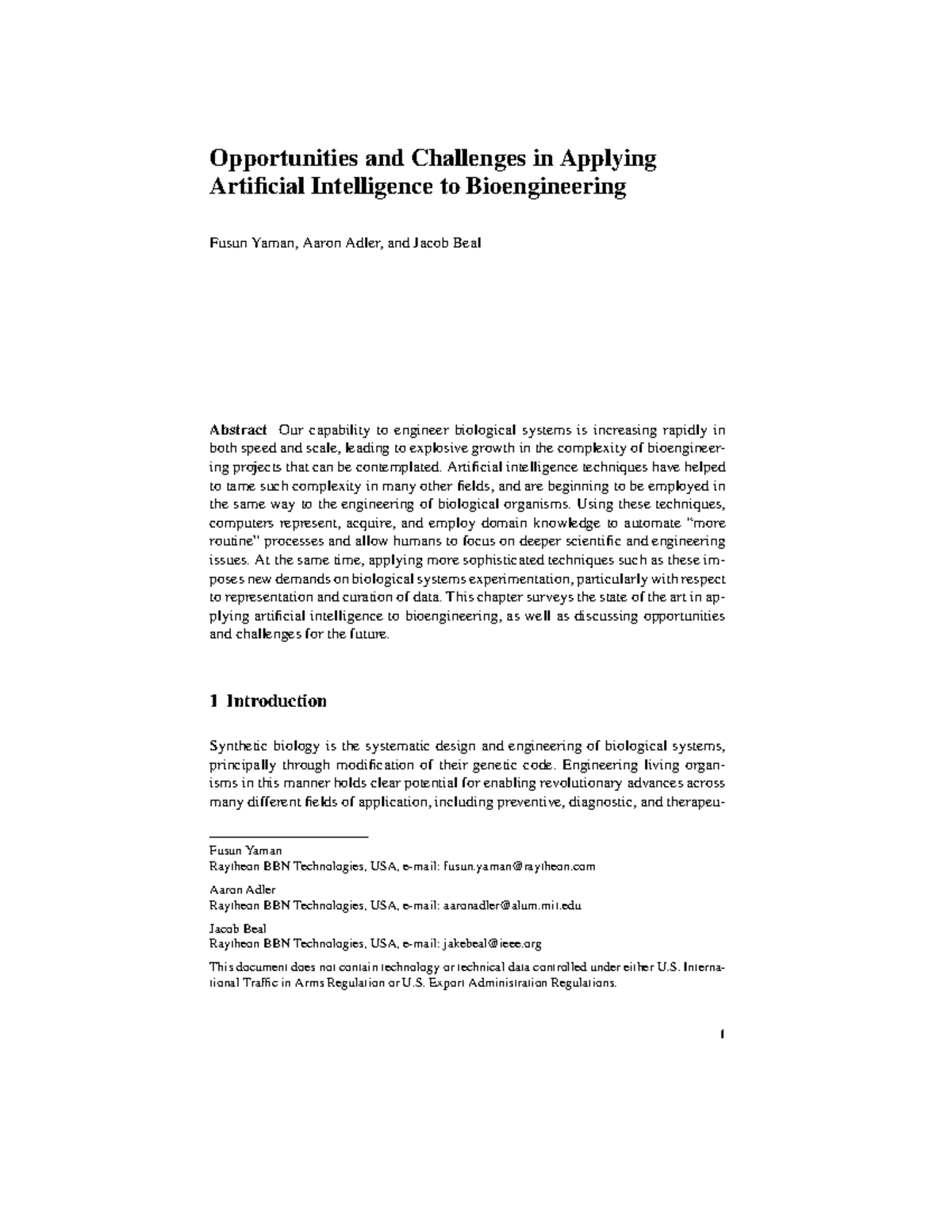Arsbm 19 AI Bioengineering preprint[ 533] - Opportunities and ...