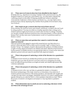 Research Unit 2 - Exam 2 notes - 45Nursing Research EXAM 2 NOTES: 9/21 ...