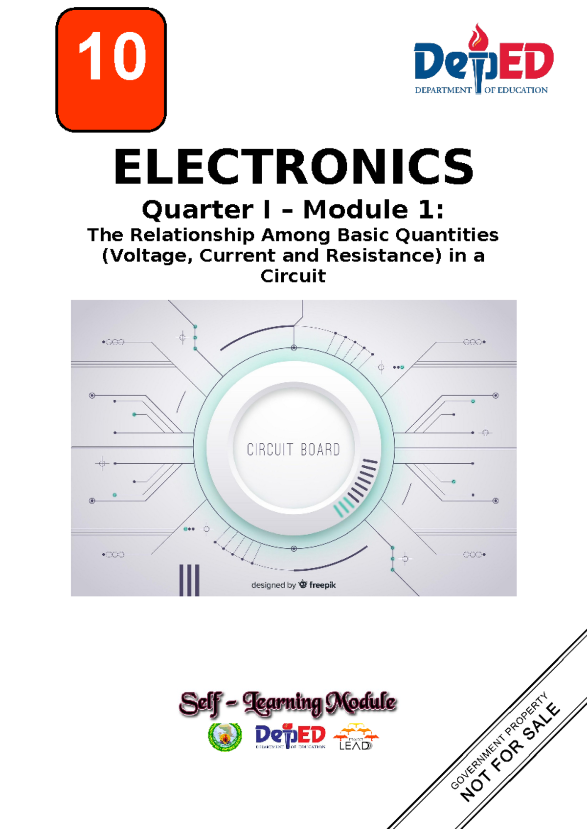 STE Electronics 10 Q1 Mod2 Relationship-of-Basic Quantities Vargas ...