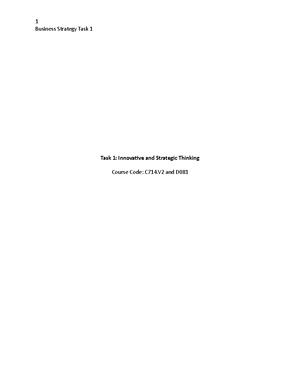 C714-D081 Task Two - Giles - C714 - WGU - Studocu