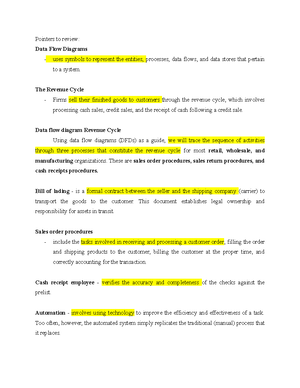 AIS transaction cycles - In the Relationship between Transaction Cycles ...