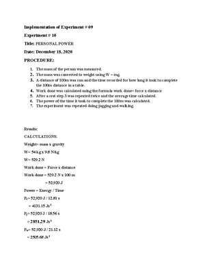 Physics Formulas - PHYS 15A - Studocu