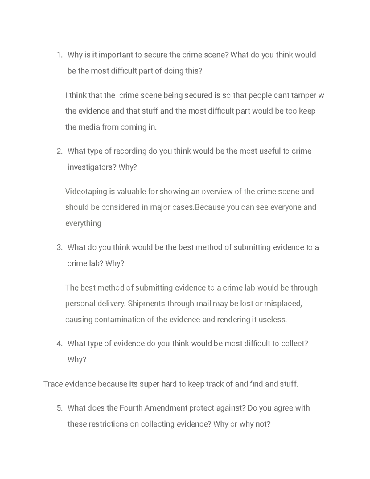 UNIT 2 Critical Thinking Questions - Why is it important to secure the ...