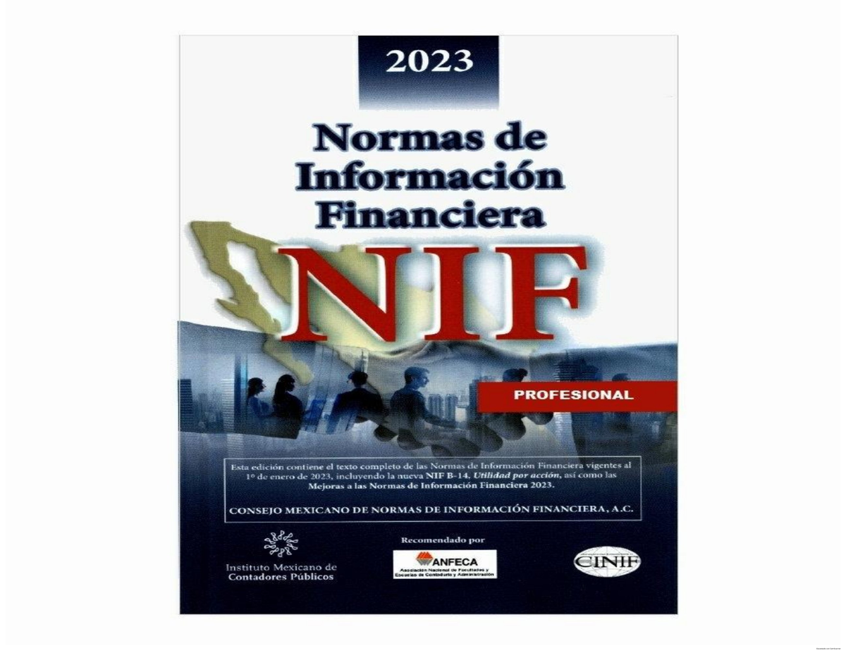 20230908-NIF 2023 - Resumen NIIF - Normas Internacionales de ...