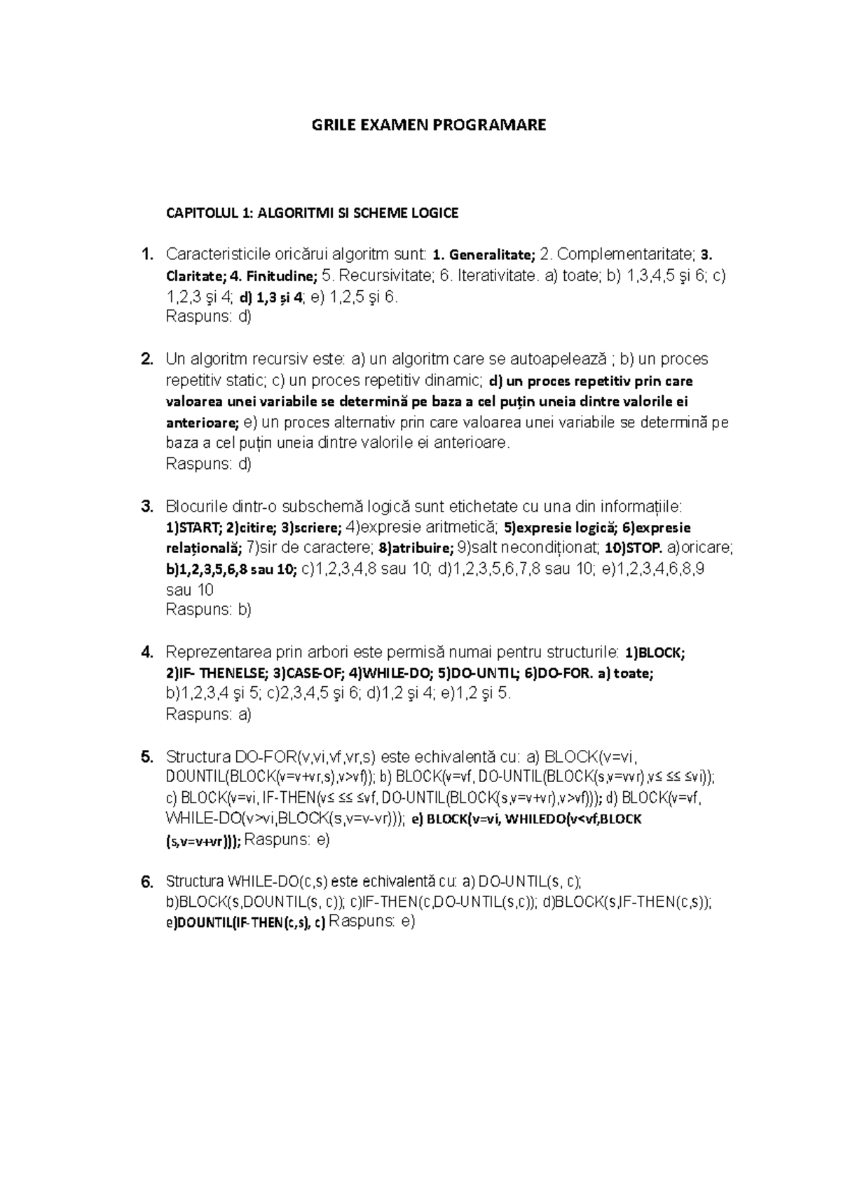 Grile-bpc-83-pag compress - GRILE EXAMEN PROGRAMARE CAPITOLUL 1 ...