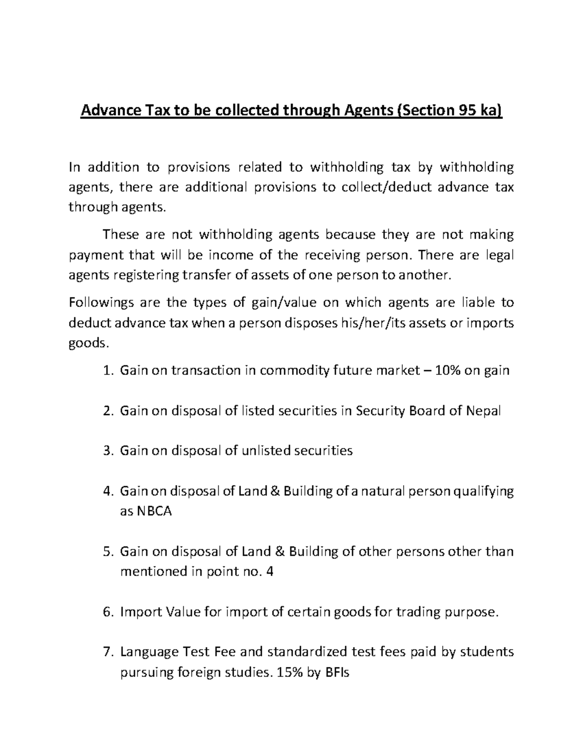 Advance Tax - study material and practical - Advance Tax to be ...