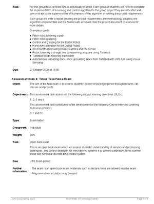 PDFs - Subject Outline for Sensors and Control for Mechatronic Systems ...