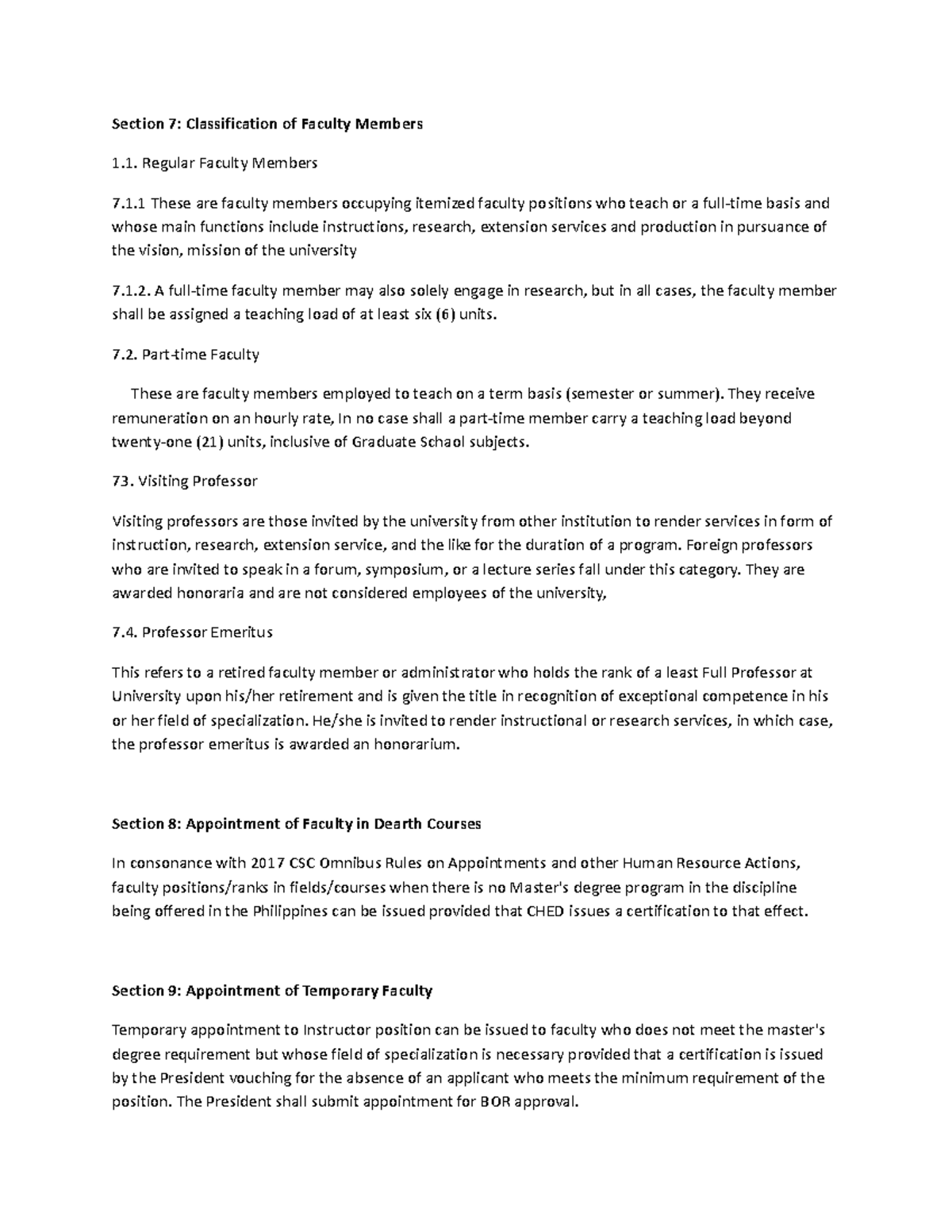 Inbound 3893963398893538794 - Section 7: Classification of Faculty ...