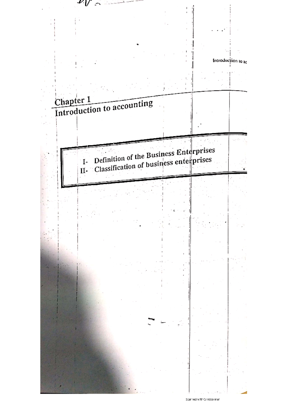 Chap 1-2 Accounting - principles of accounting - Studocu