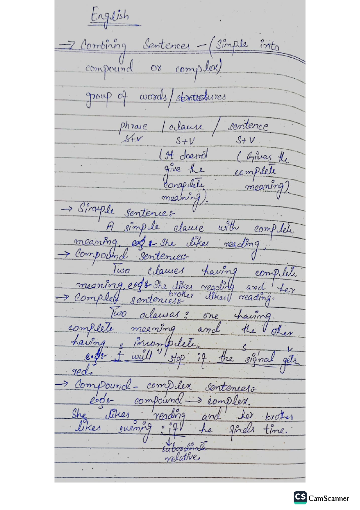 English notes - 7ggugu - English Comprehension and Composition - Studocu