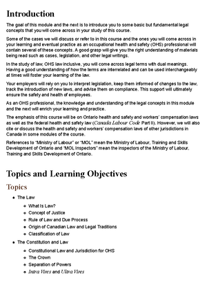 OHS 208-1-notes-2021 Fall - September 2021 OHS 208 Objectives Upon ...