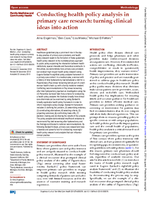 GW Health Policy Analysis Framework - Health policy analysis: a simple ...