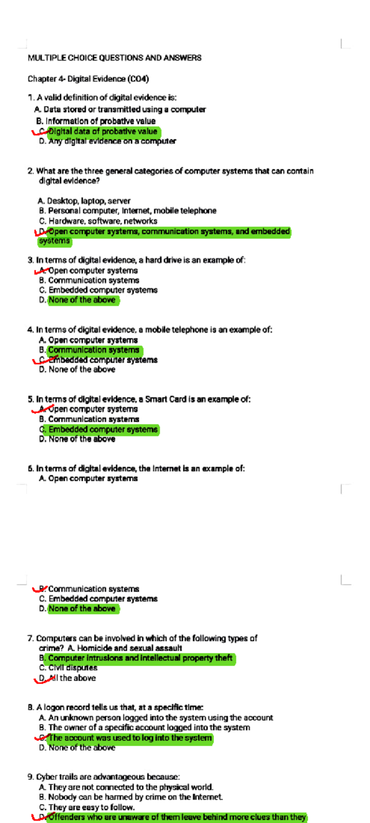 ETI QB - ####### MULTIPLE CHOICE QUESTIONS AND ANSWERS Chapter 4 ...