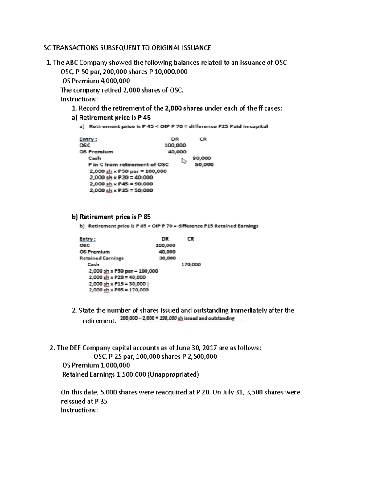 Assignment-BSBA-FM-SC- Transactions- Subsequent-TO- Original- Issuance ...