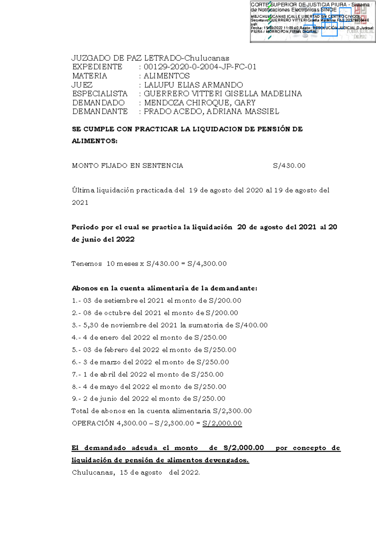 Res 202000 1290112251000148495 - JUZGADO DE PAZ LETRADO-Chulucanas ...