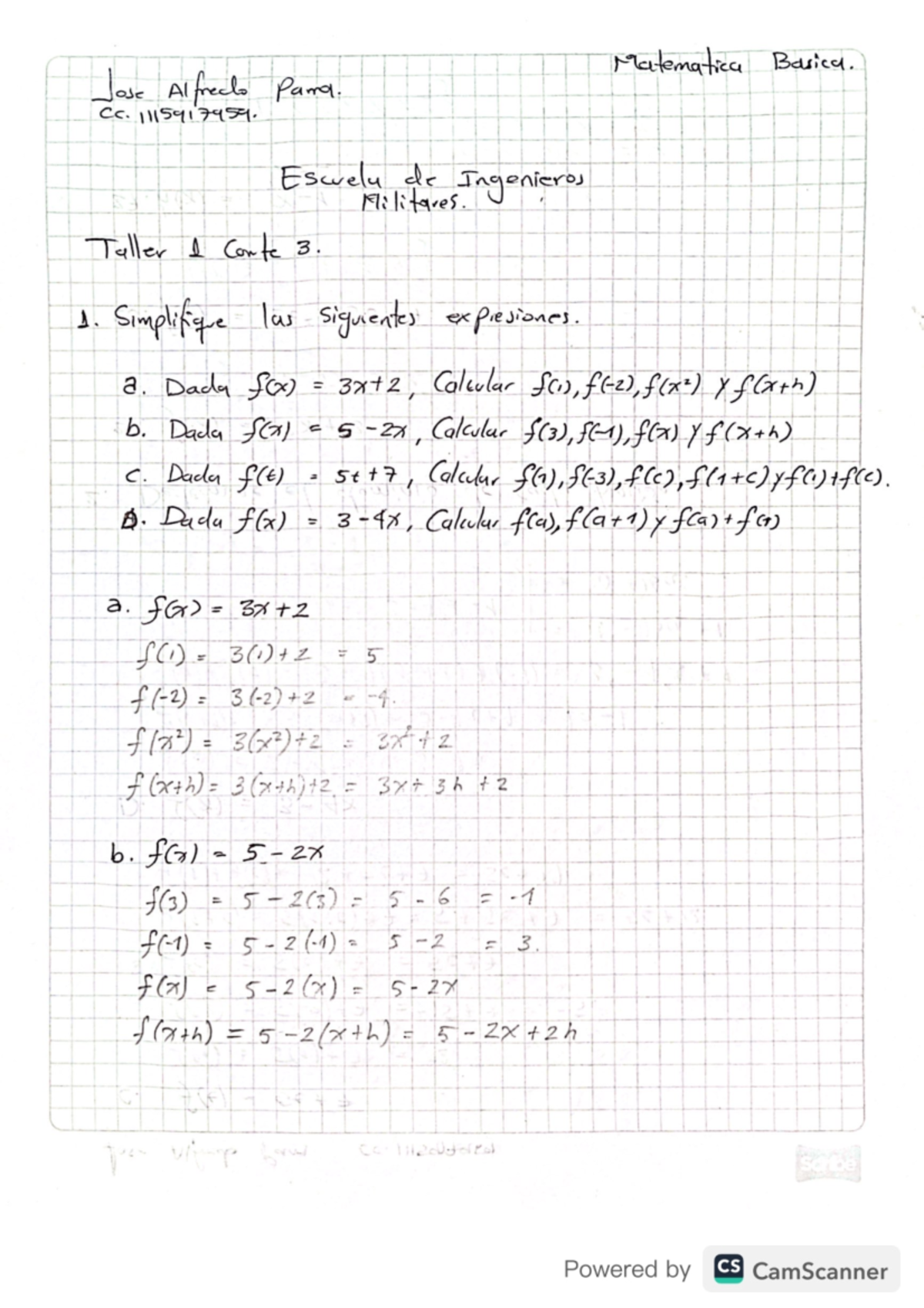 T1C3 - Matemáticas básicas - Studocu