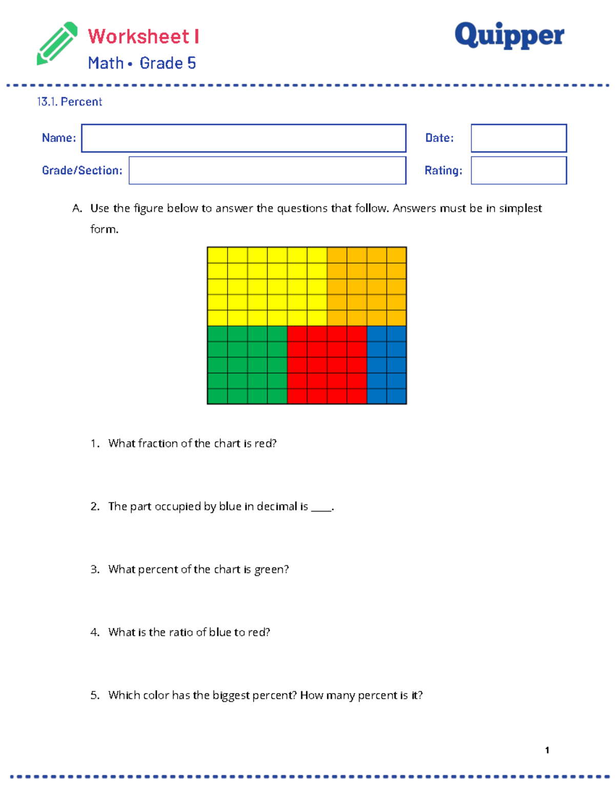 Math-5-worksheet - Corporate Law - Worksheet I Math • Grade 5 13 ...