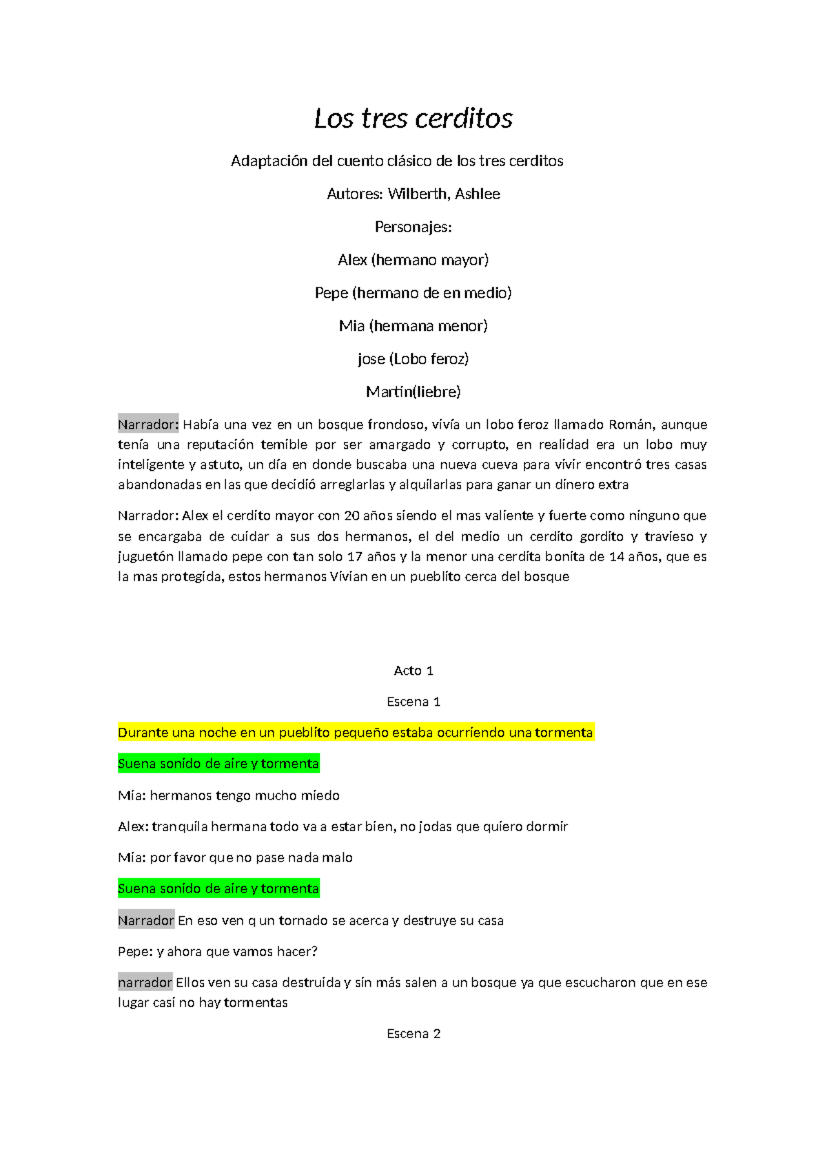 Los tres cerditos segunda edicion-1 - Los tres cerditos Adaptación del ...