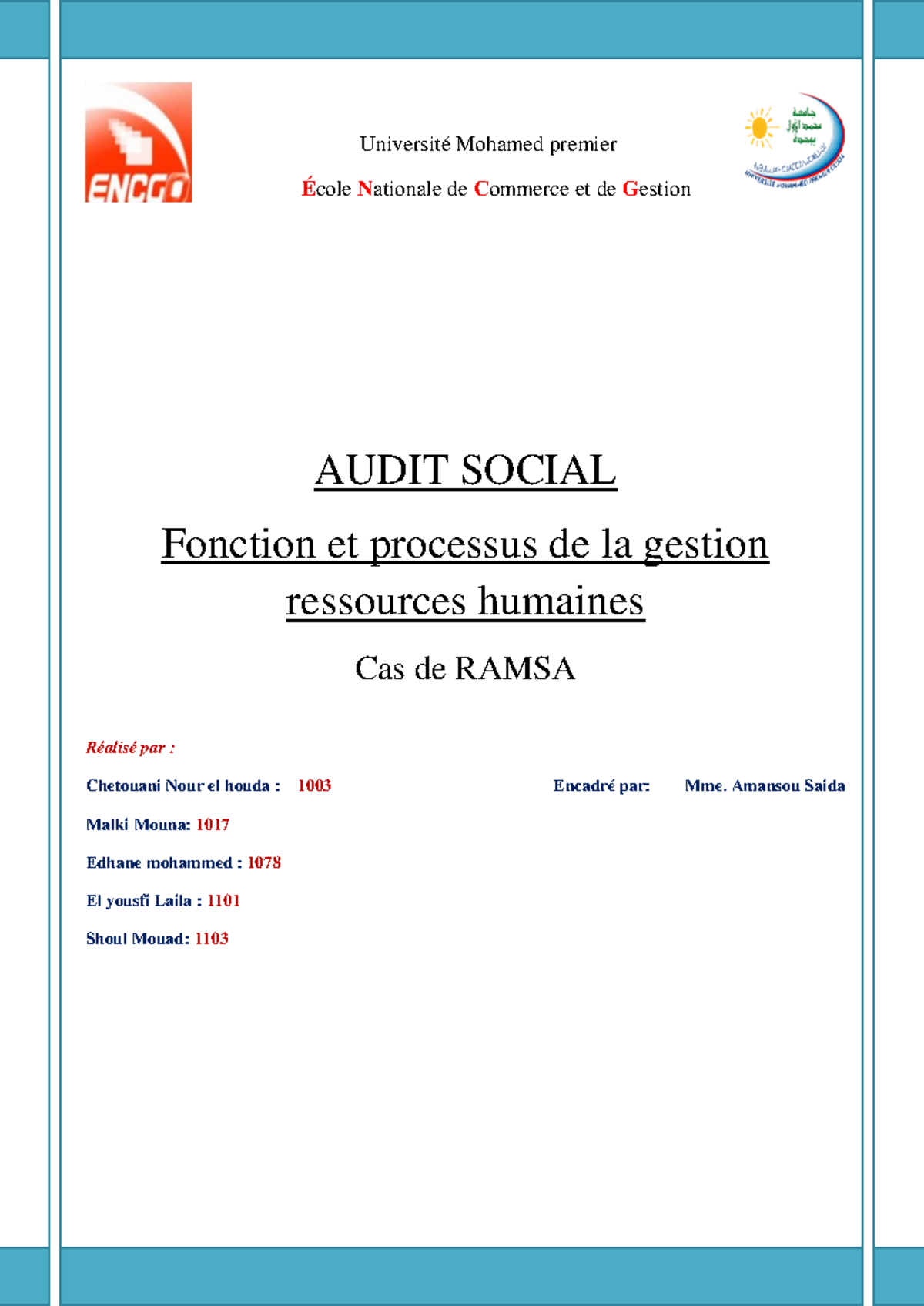 [MFE] Fonction et processus de la gestion ressources humaines ...