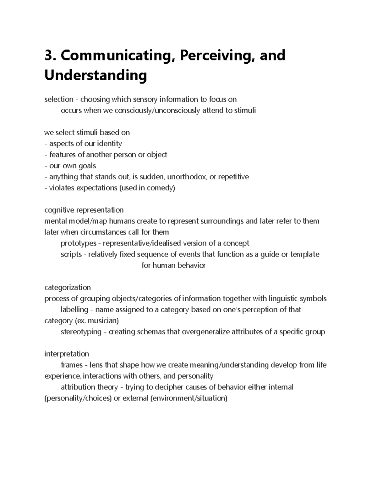 3. Communicating, Perceiving, and Understanding - 3. Communicating, Perceiving, and ...