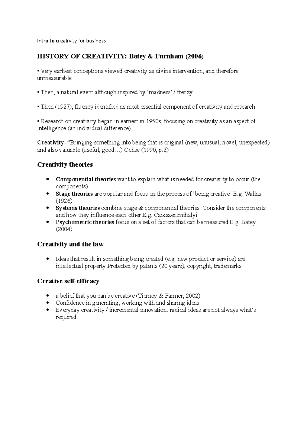 Intro to creativity for business - Intro to creativity for business ...