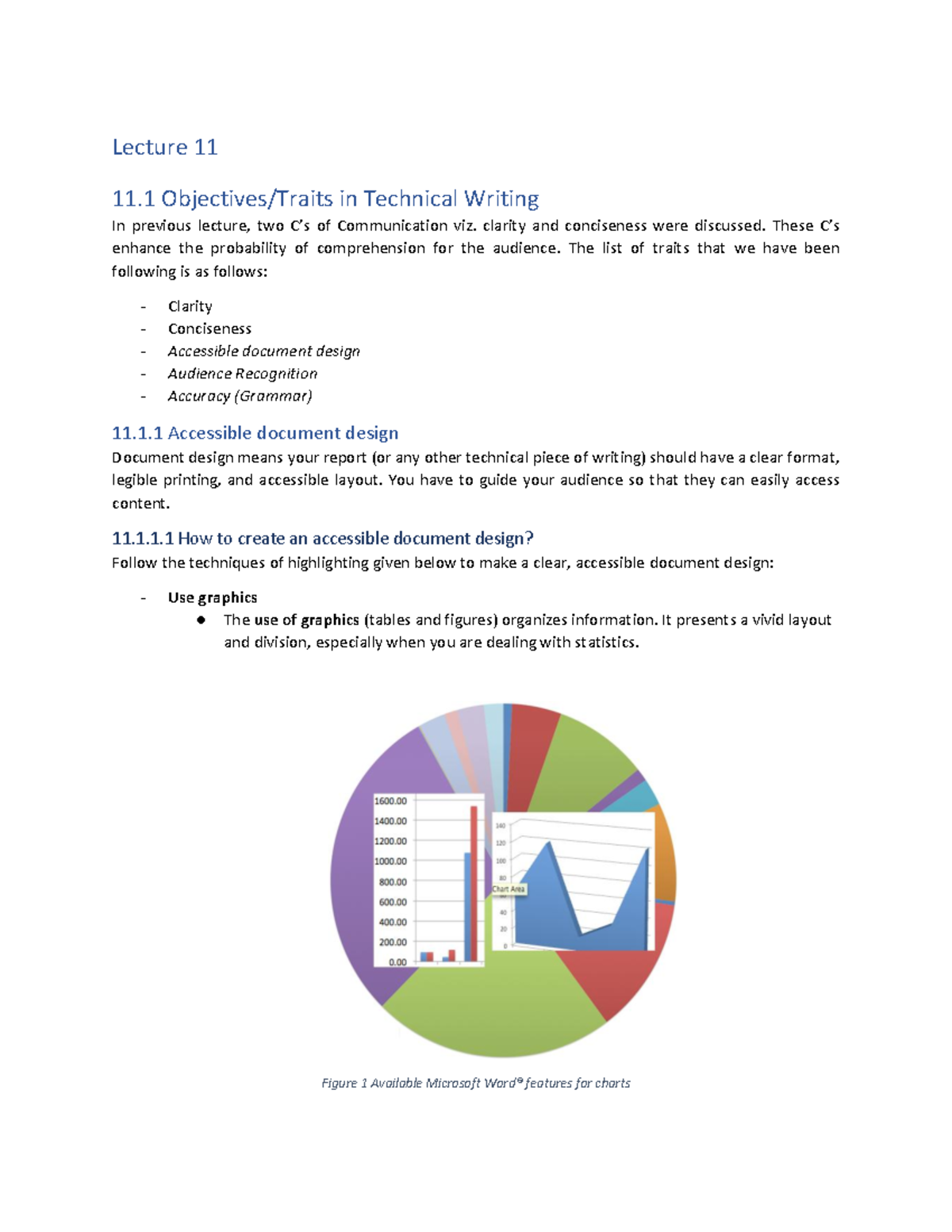 HUM120 Handouts Lecture 11 - Lecture 11 11 Objectives/Traits in ...