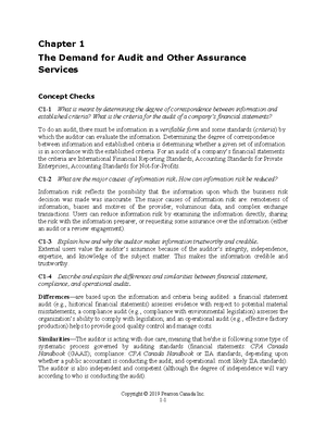 Audit Day 4 Slides 15th Edition - 6 - 1 Auditing: The Art and Science ...