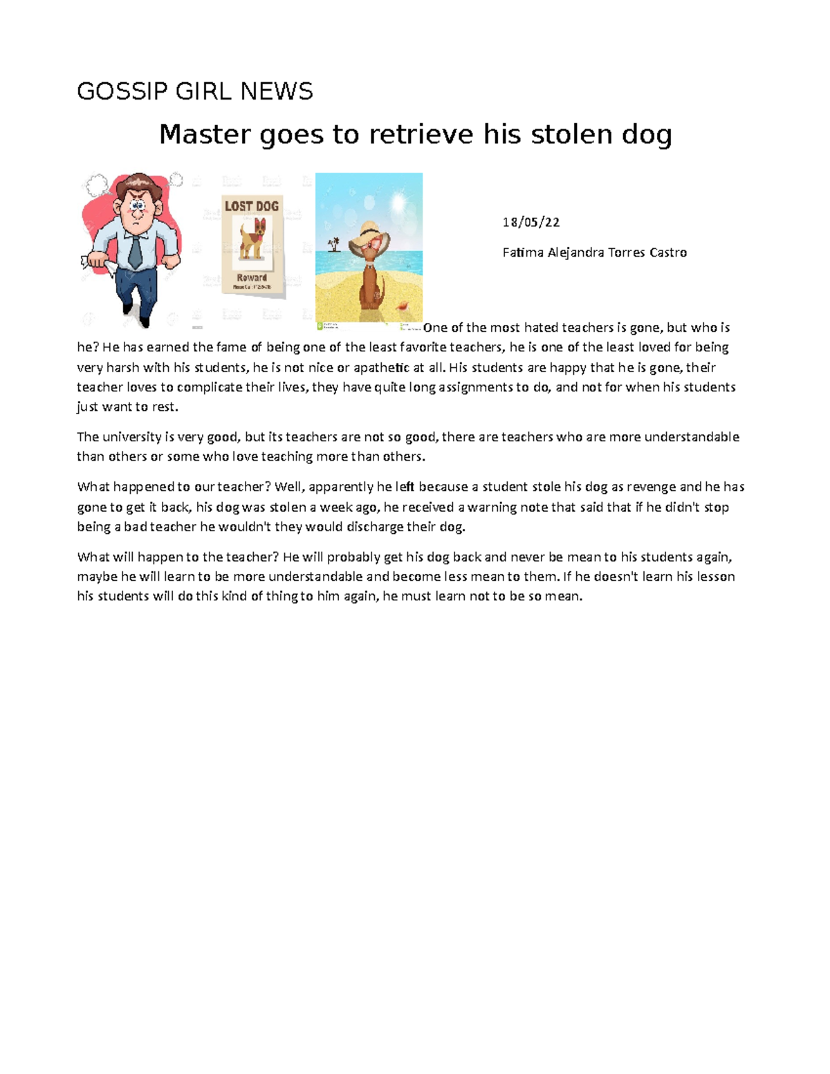 M7 IA (FATC) - hhhhh hhhh hhhh hhh - GOSSIP GIRL NEWS Master goes to retrieve his stolen dog One ...