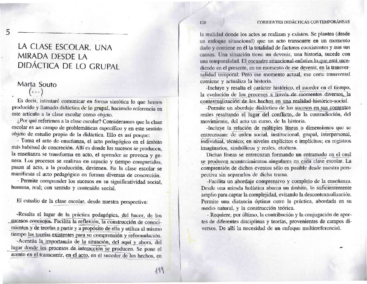 Marta Souto - La clase escolar compressed - , LA CLASE ESCOLAR. UNA ...