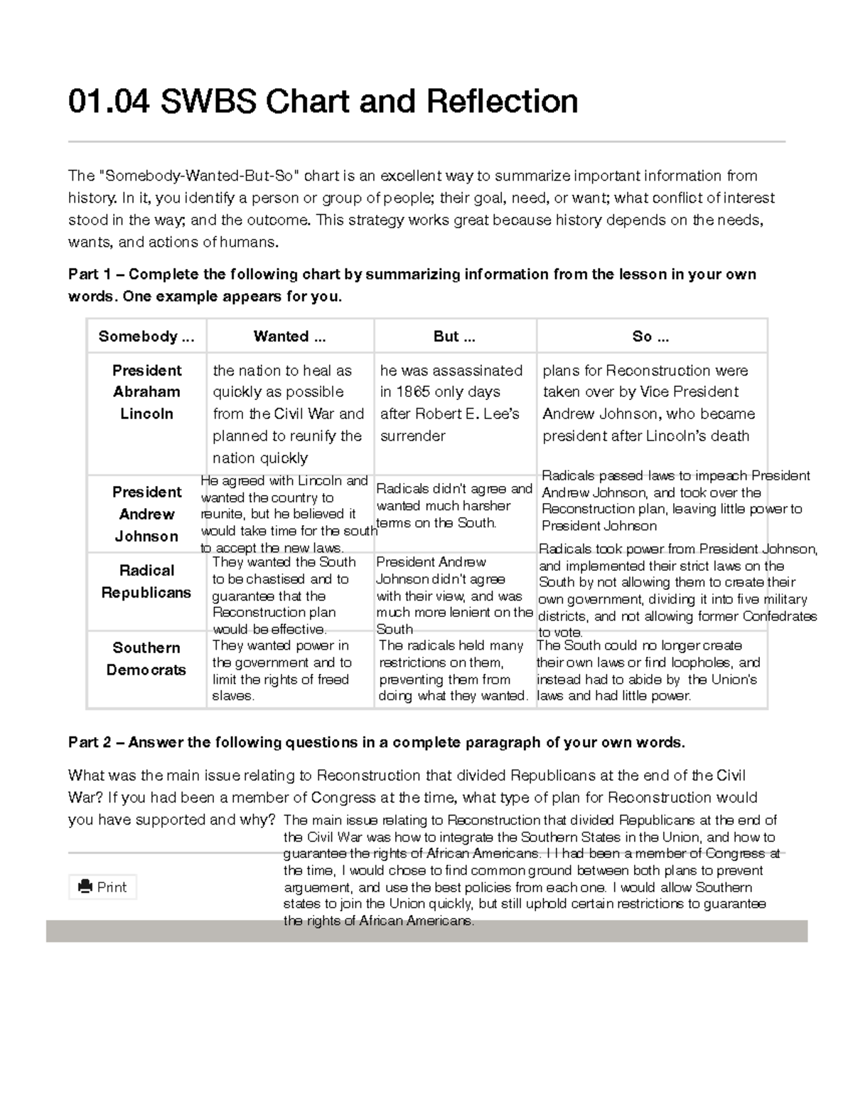 01.04 Rebuilding the Government-1 - 01. 04 SWBS Chart and Reflection ...