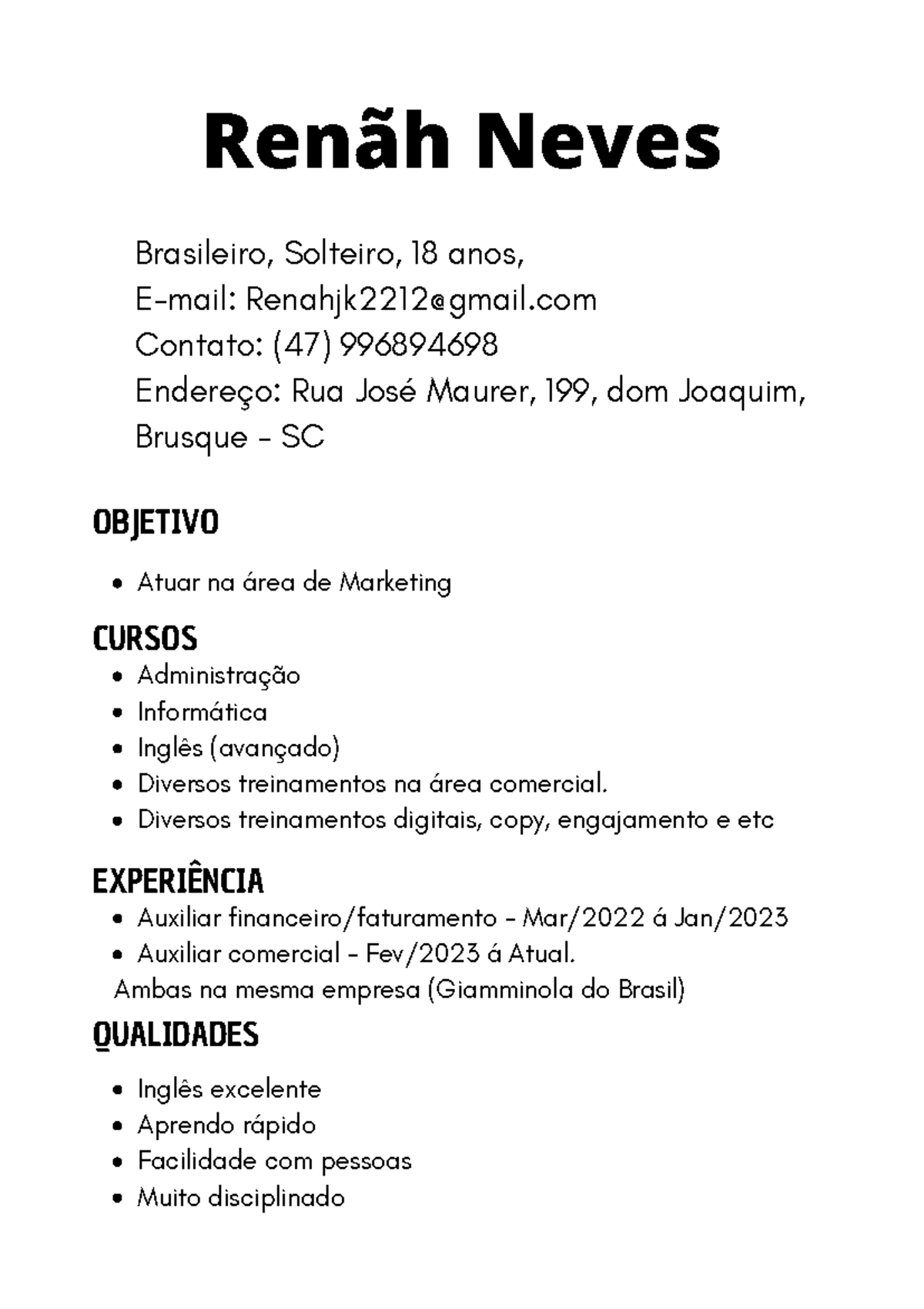 Juliana Silva - Dhhdjd - Renãh Neves Brasileiro, Solteiro, 18 anos, E ...