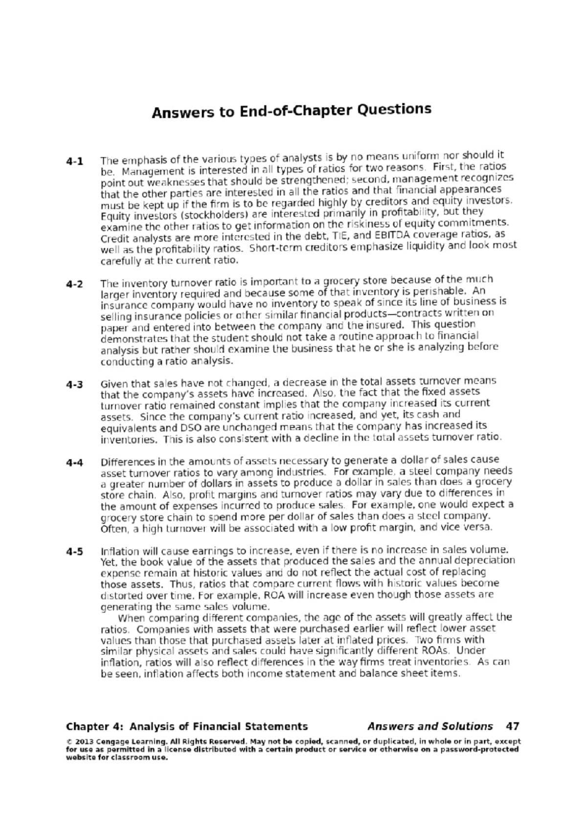 Busines finance chap 4 - Notes - mathematical economics - Studocu