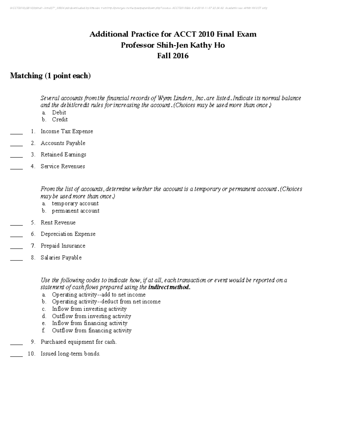 Final 2016 Questions And Answers Warning Tt Undefined Function 32
