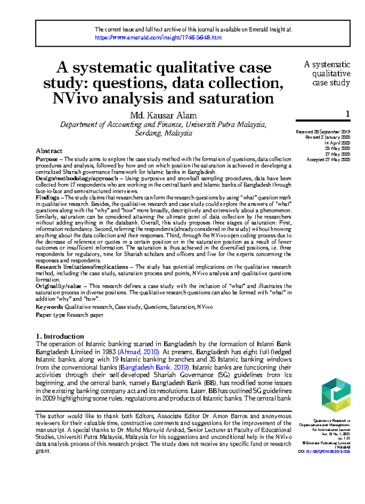 Spec kauser bi 10-1108 QROM-09-2019-1825 - A systematic qualitative ...