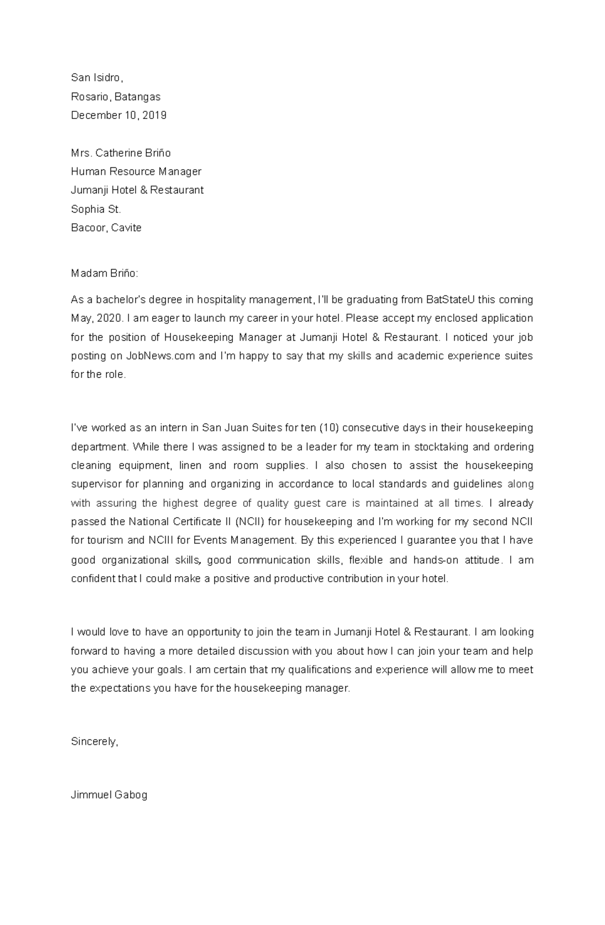 Application Letter San Isidro Rosario Batangas December 10 2019 application-letter-san-isidro-rosario-batangas-december-10-2019