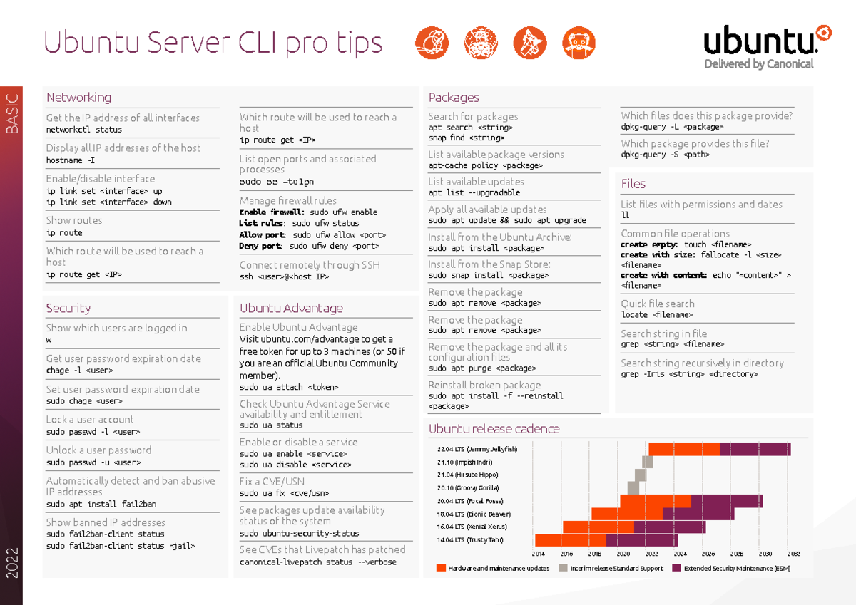 Ubuntu Server CLI Tips - Ubuntu Server CLI pro tips Networking Get the ...