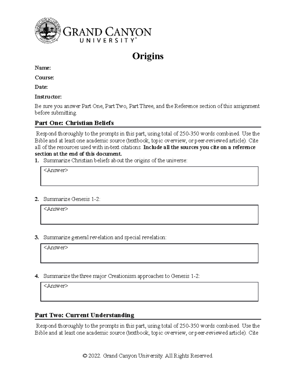 CWV-101-301-RS-T2Origins-Online - Origins Name: Course: Date ...