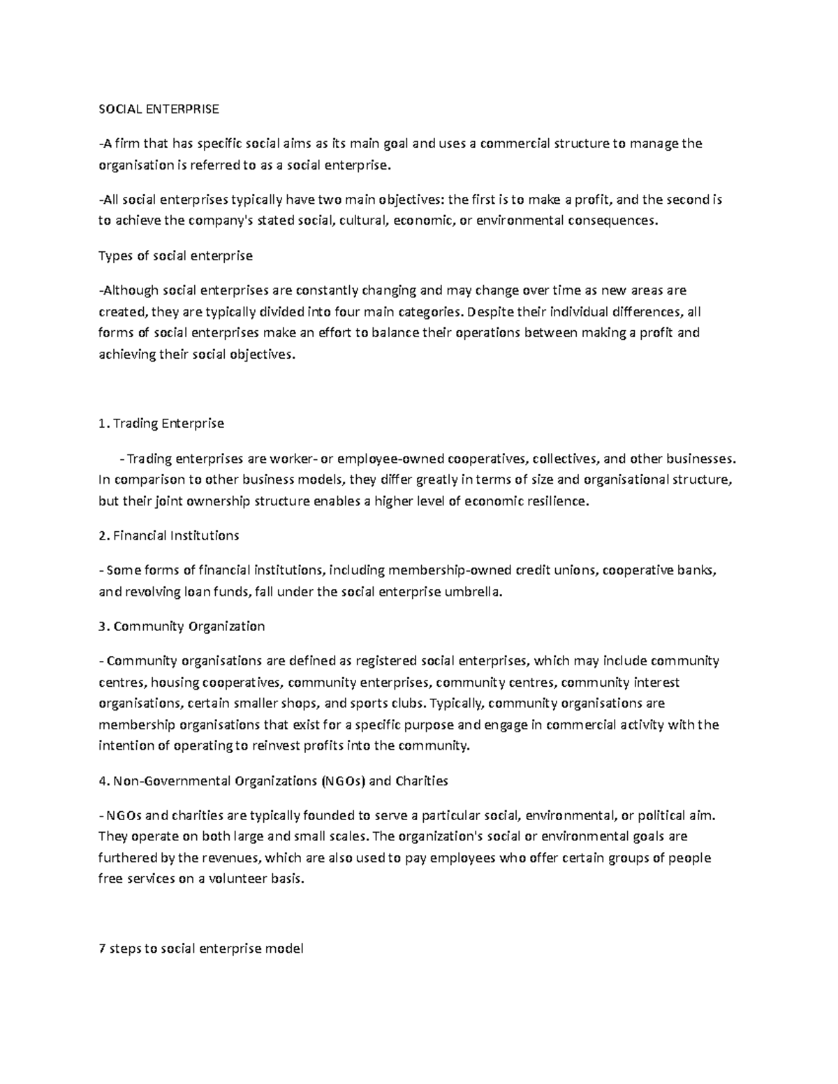 Social Enterpri-WPS Office - SOCIAL ENTERPRISE -A firm that has ...