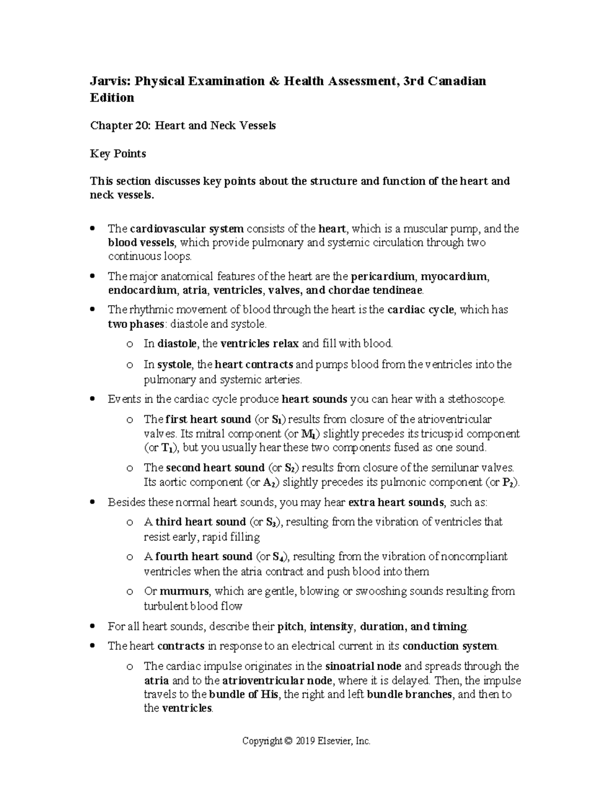 Chapter 020 - Heart and Neck - Jarvis: Physical Examination & Health ...