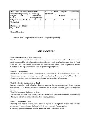 Module 2 - BEst notes - DeptofCSE,ATMECE Page 1 Module 2 Cloud ...
