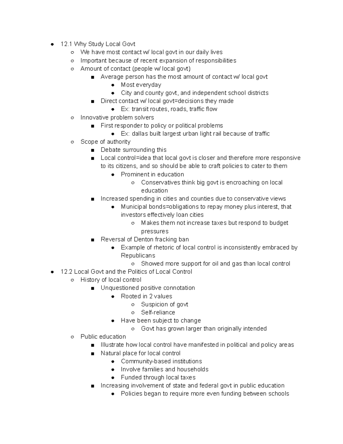 Module 12 Lecture - 12 Why Study Local Govt We have most contact w ...