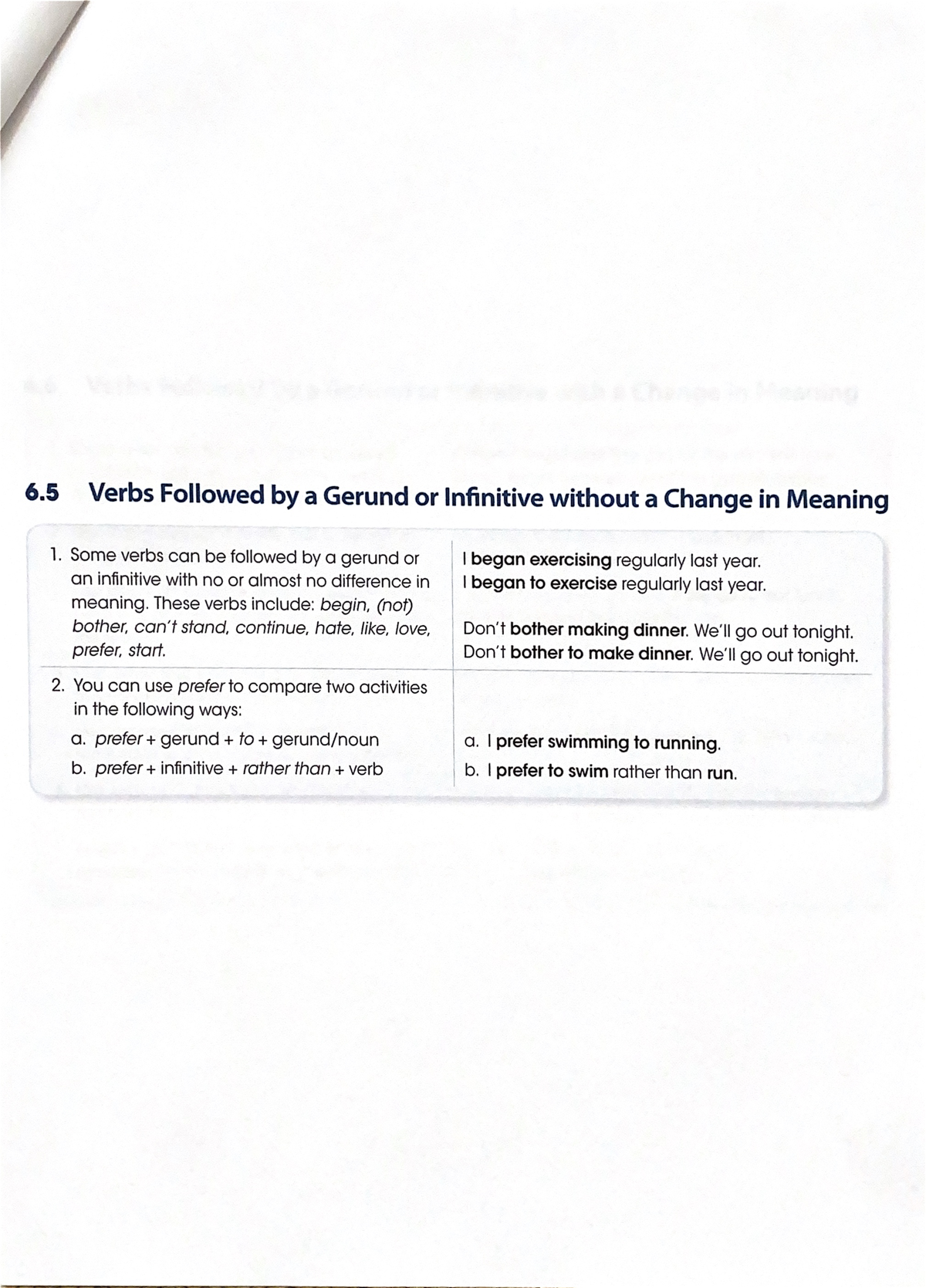 6 - Verbs followed by a Gerund or Infinitive with a Change in Meaning ...