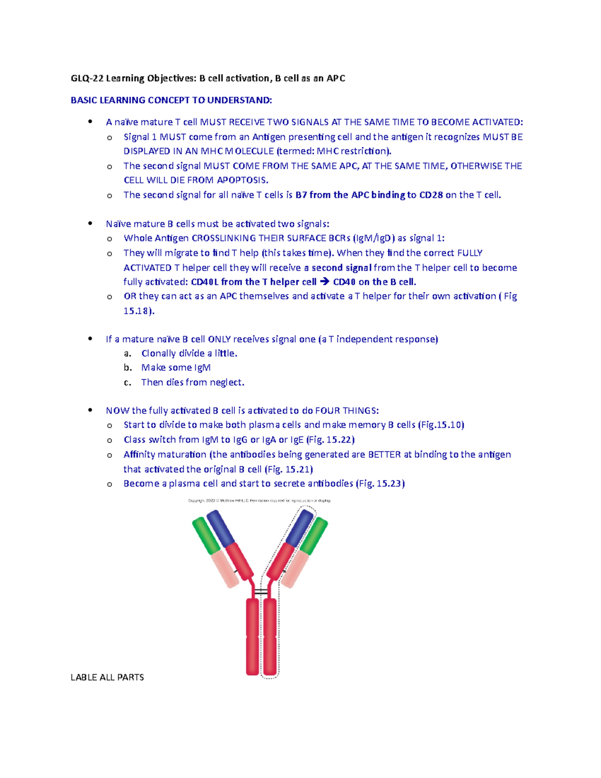 GLQ 22 MCRO - Guided Learning question with answers from the textbook ...
