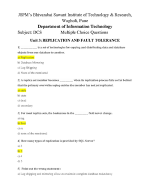 High Performance Computing Solved Mcqs set - Seat No - Total number of ...