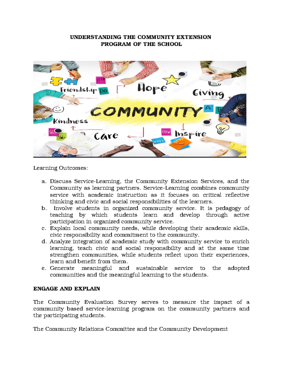 NSTP 2 2 - Accounting NSTP - UNDERSTANDING THE COMMUNITY EXTENSION ...