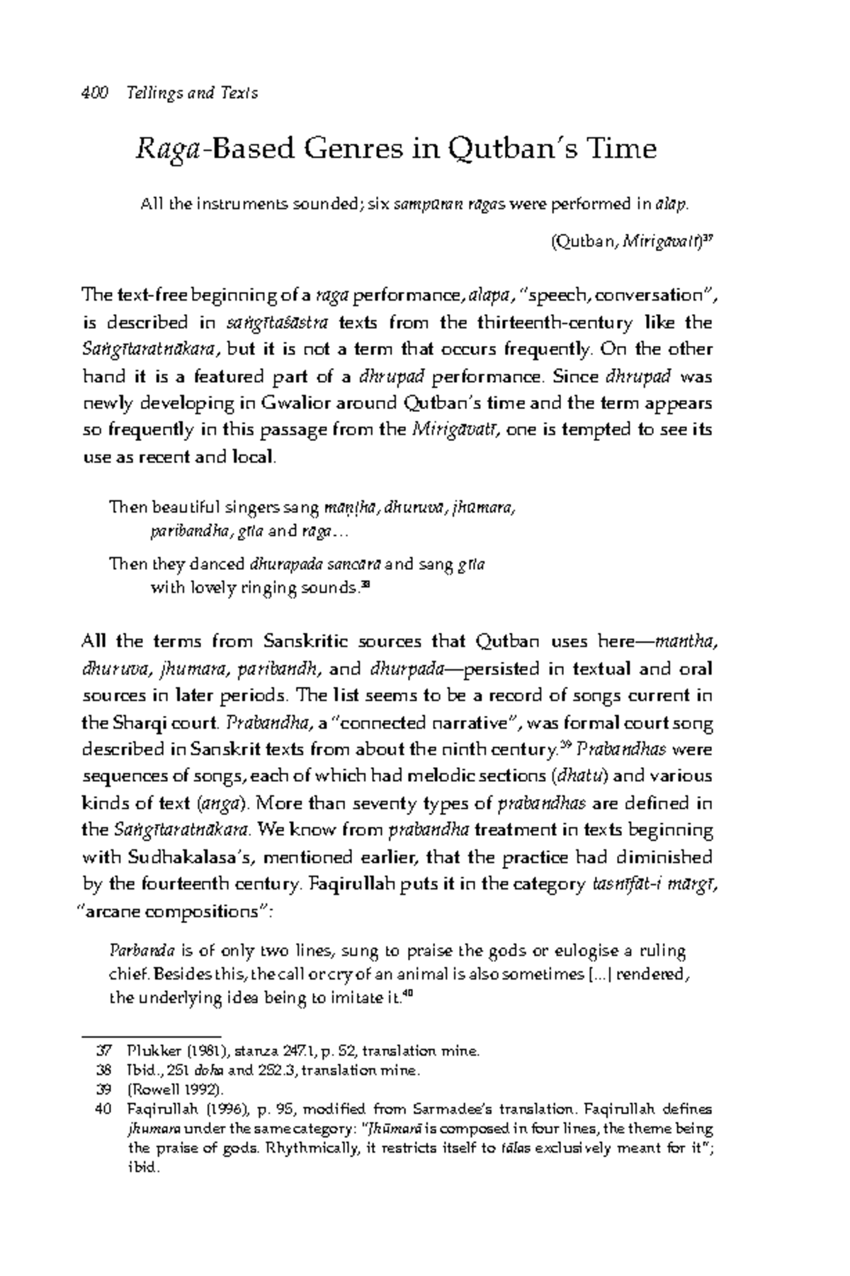 Music, Literature and Performance in North India Part85 - 400 Tellings ...