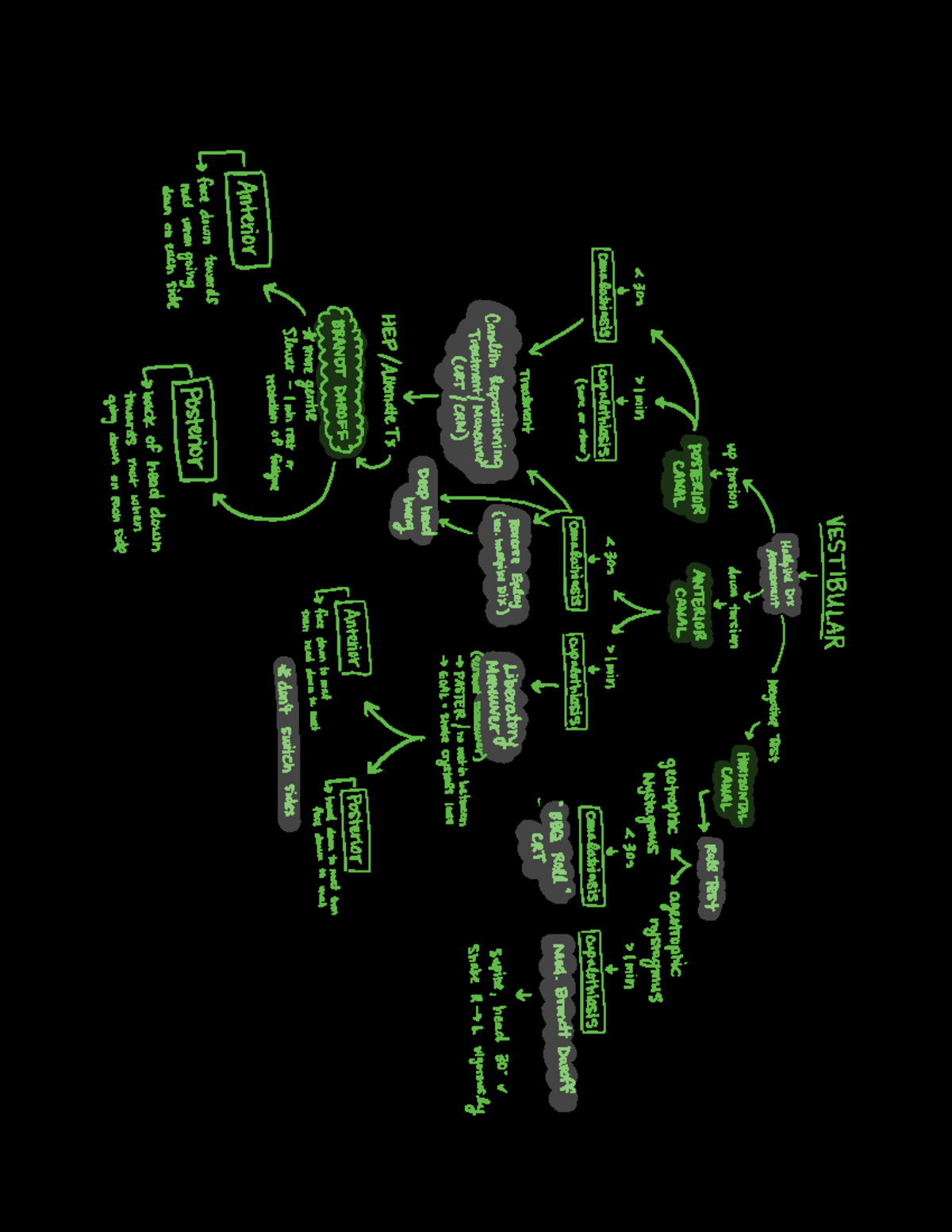Vestibular Flow Chart - Lecture notes Final Exam - F E S E I E E s es o ...